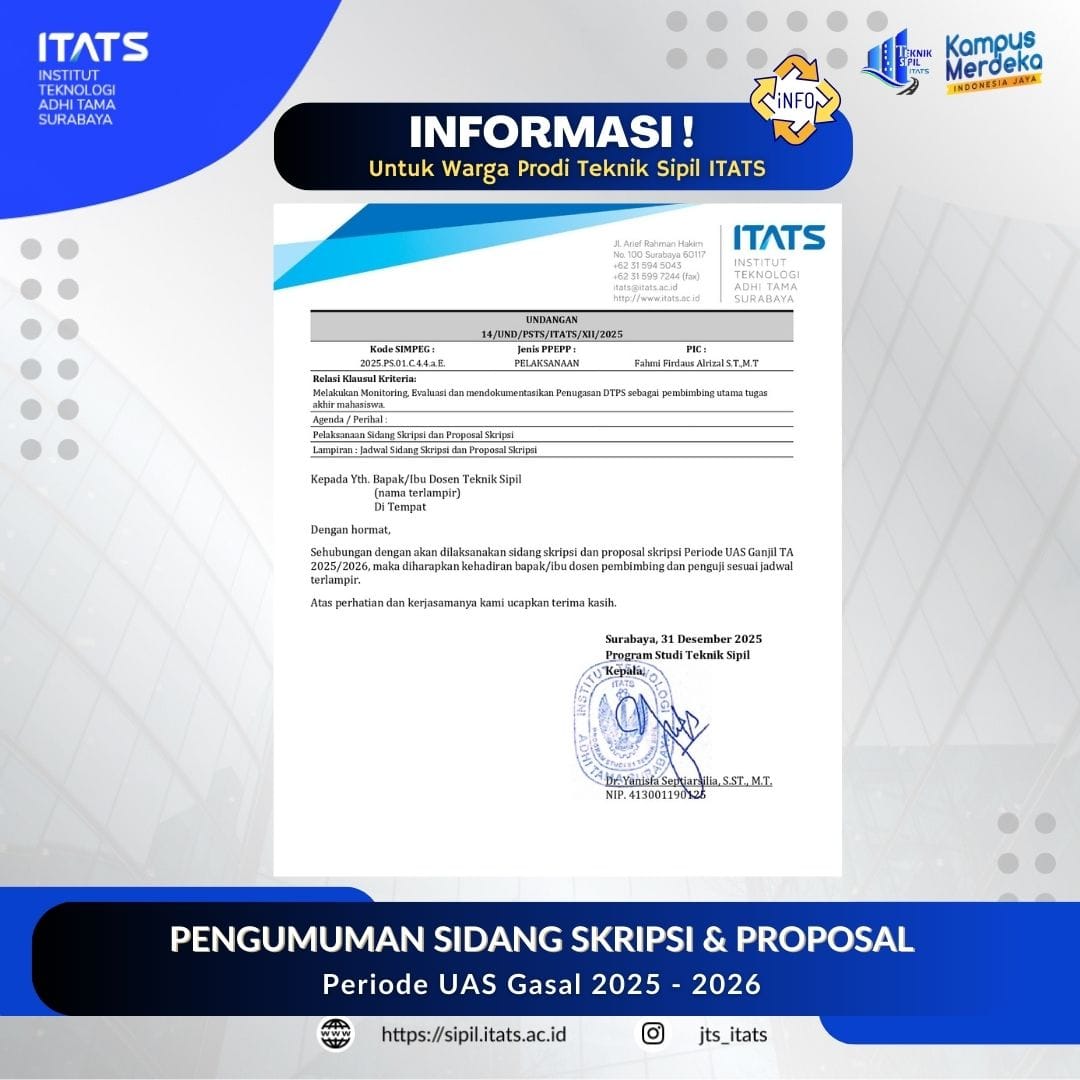 PENGUMUMAN JADWAL SIDANG SKRIPSI DAN PROPOSAL PERIODE UAS SEMESTER ...